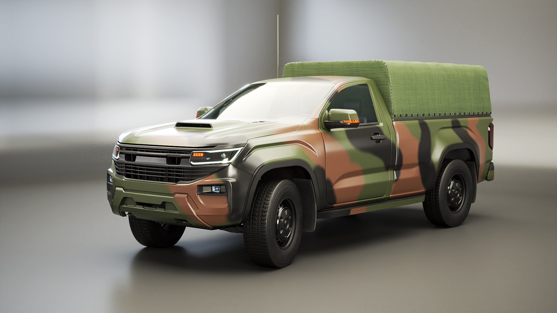 Military Pickup Collection Model - TurboSquid 2377124