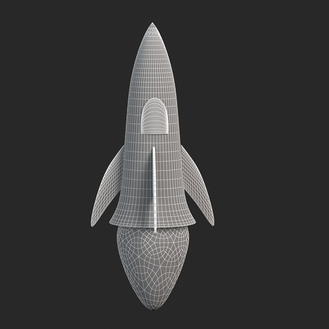 Cartoon Rocket Toon Model - TurboSquid 1169514
