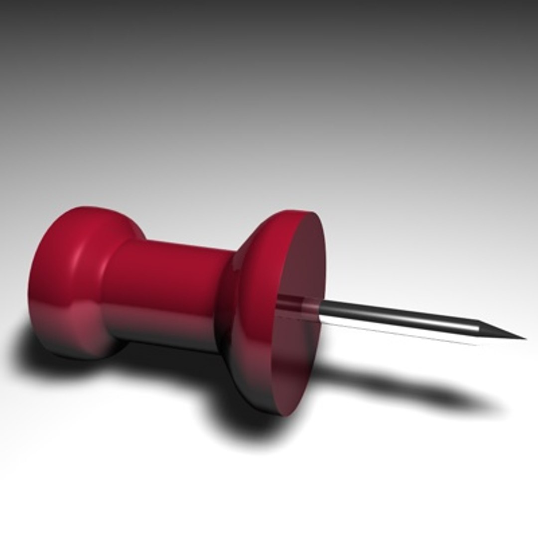 Thumb Tack 3d C4d