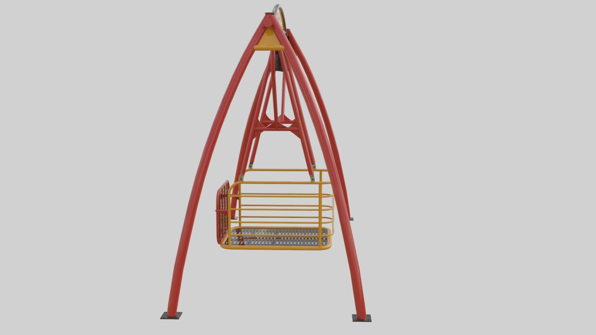Playground Handicapped Chair Swing - 01 3D - TurboSquid 2026712