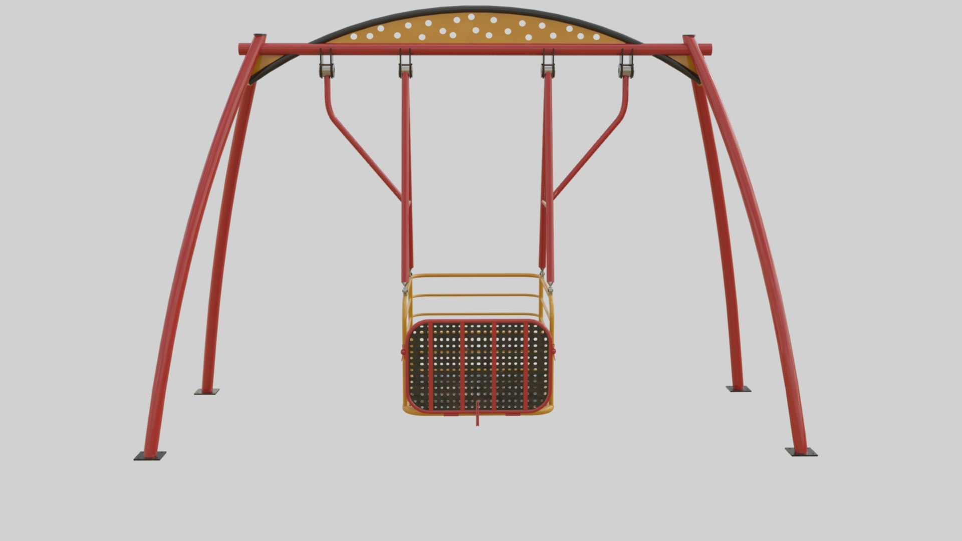 Playground Handicapped Chair Swing - 01 3D - TurboSquid 2026712
