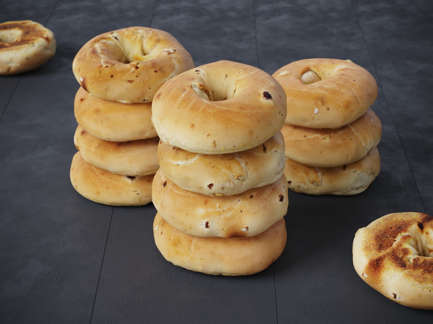 Bagel Plain 3D Model - TurboSquid 2094032