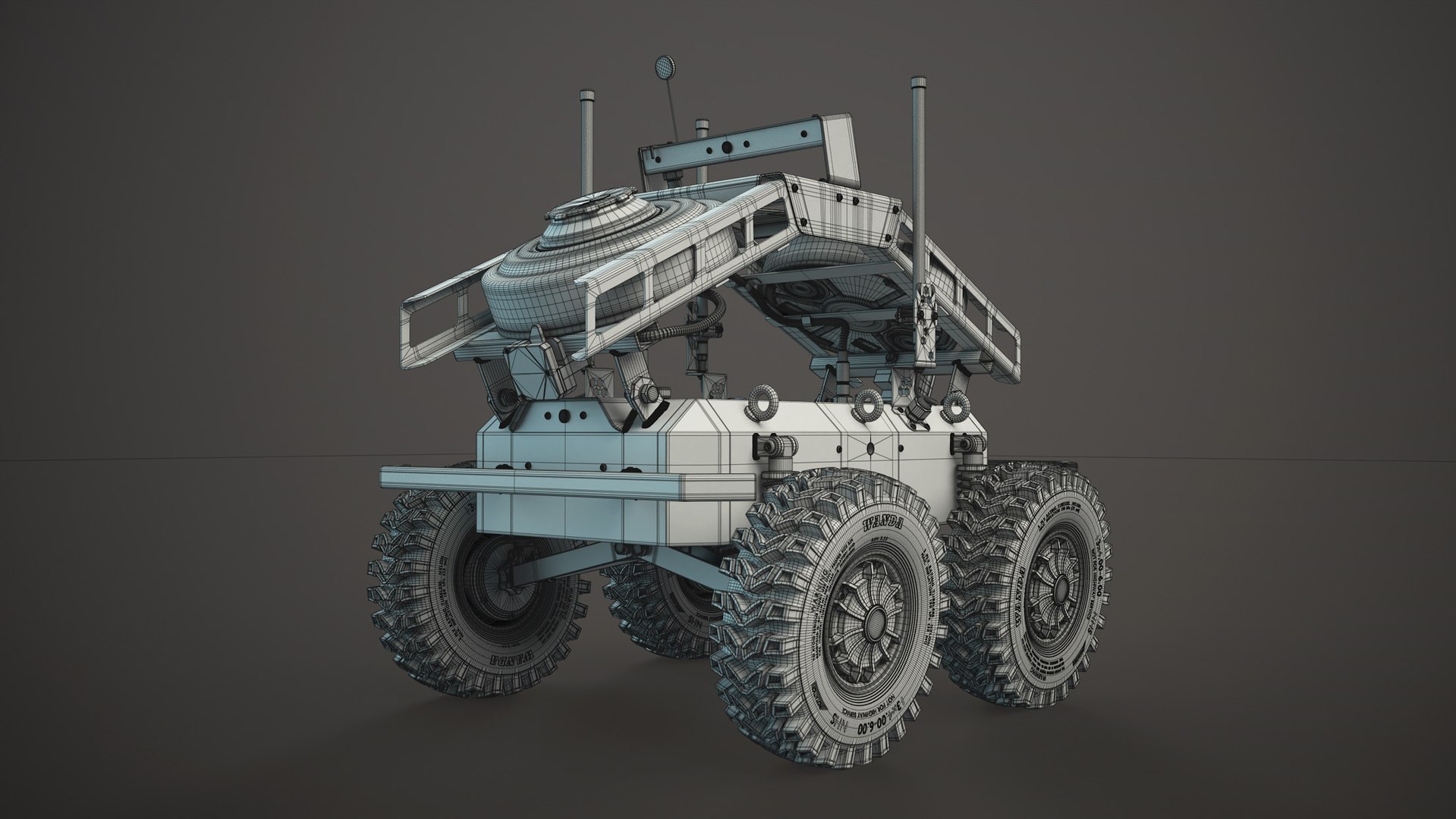 Ratel-S Land Drone High-Poly Model - TurboSquid 2412277