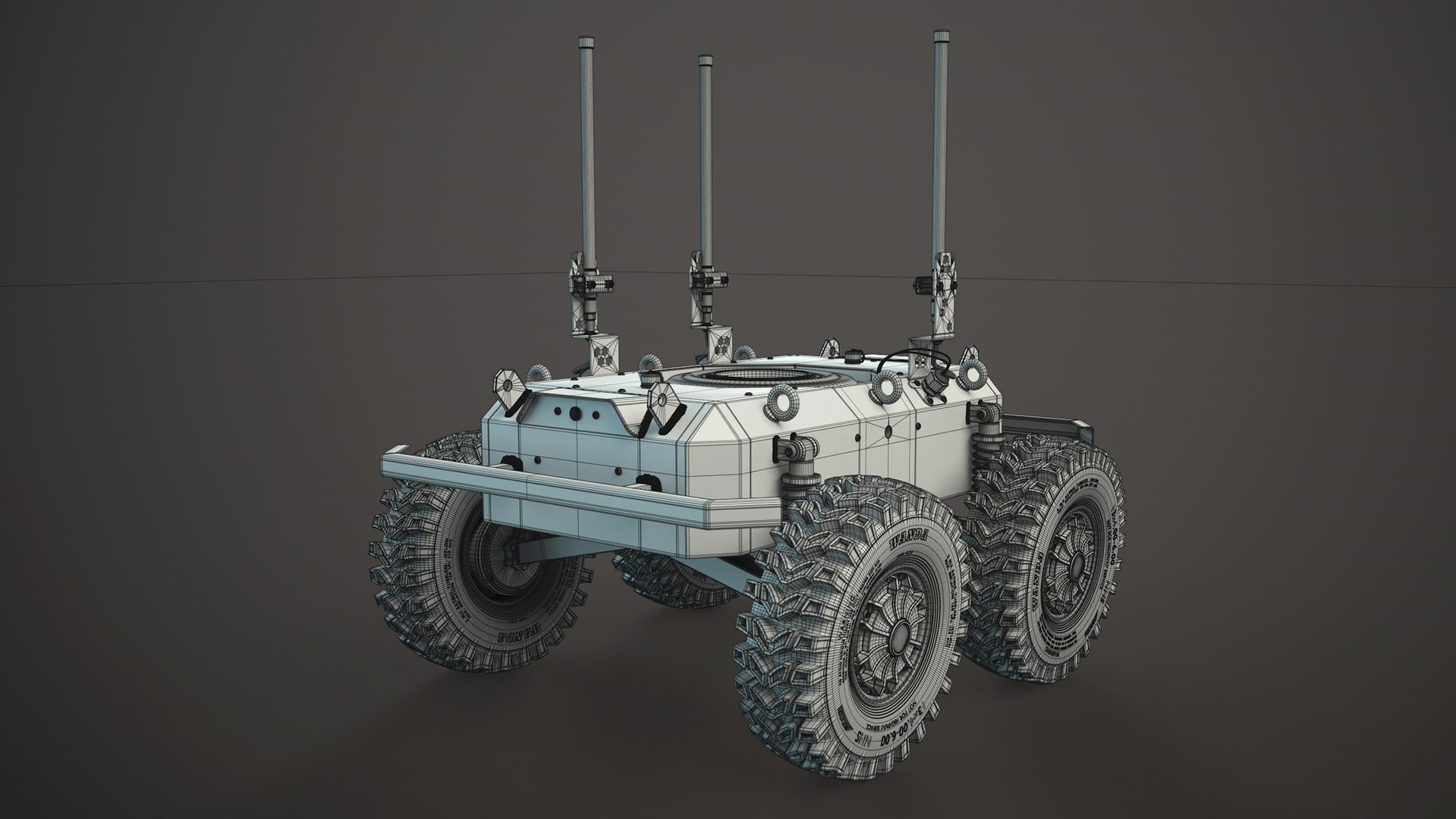 Ratel-S Land Drone High-Poly Model - TurboSquid 2412277