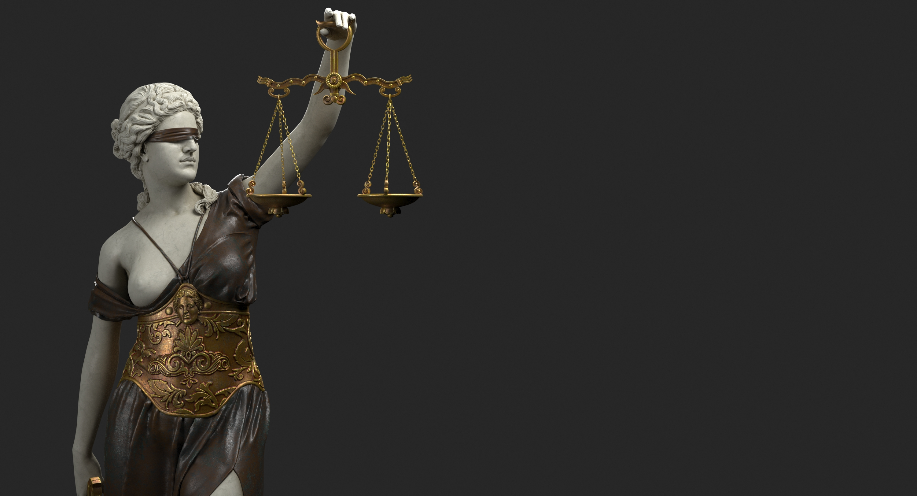 Lady justice model - TurboSquid 1340591
