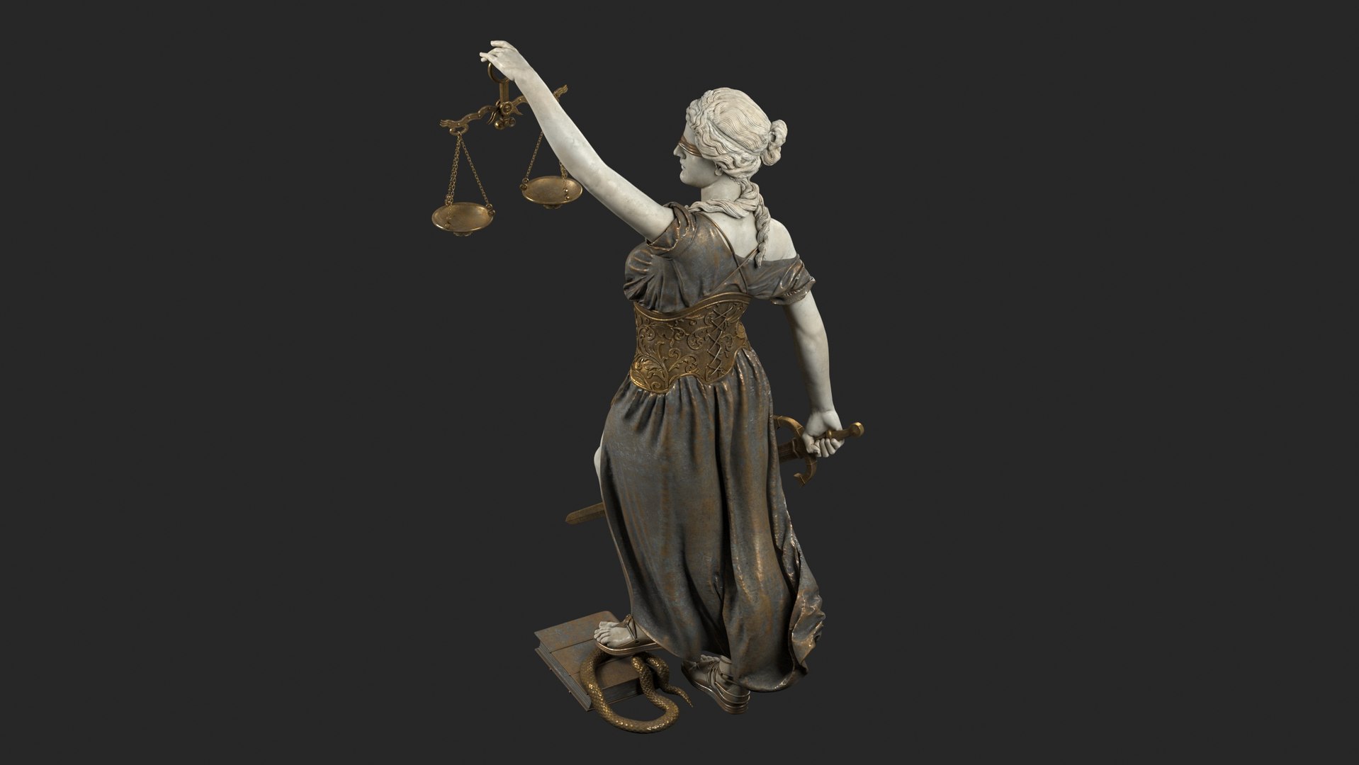 Lady justice model - TurboSquid 1340591