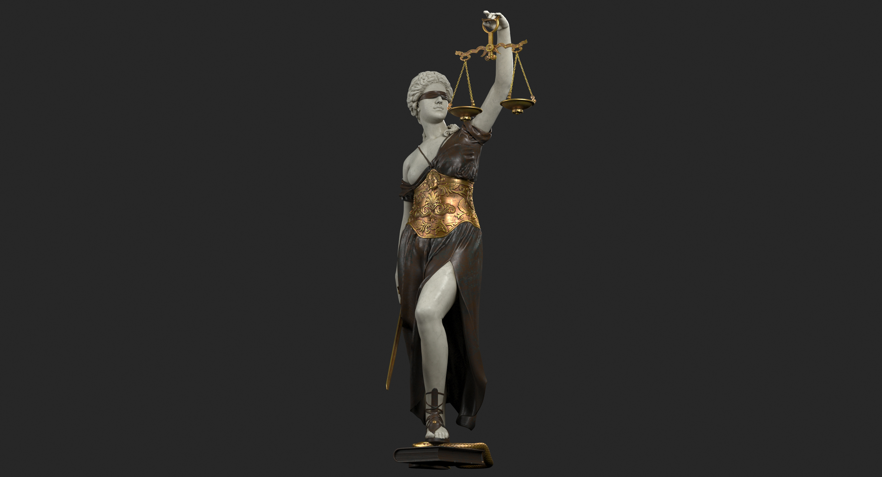 Lady justice model - TurboSquid 1340591