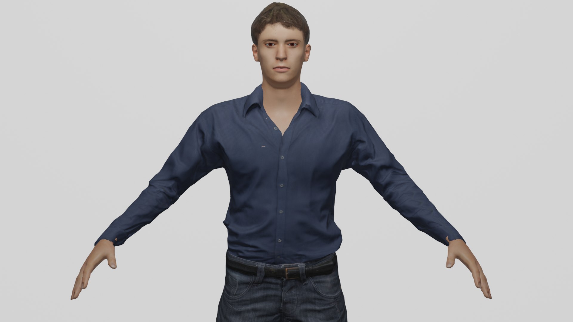 3D 25 Years Old Rigged Man - TurboSquid 2142162