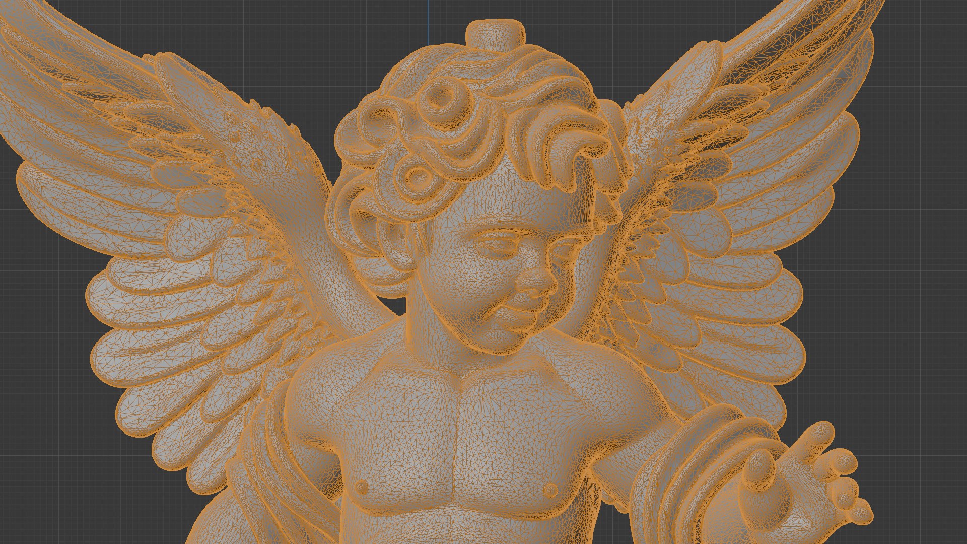 3D Cherub Angel Full Body 3D Print Model Model - TurboSquid 2448618