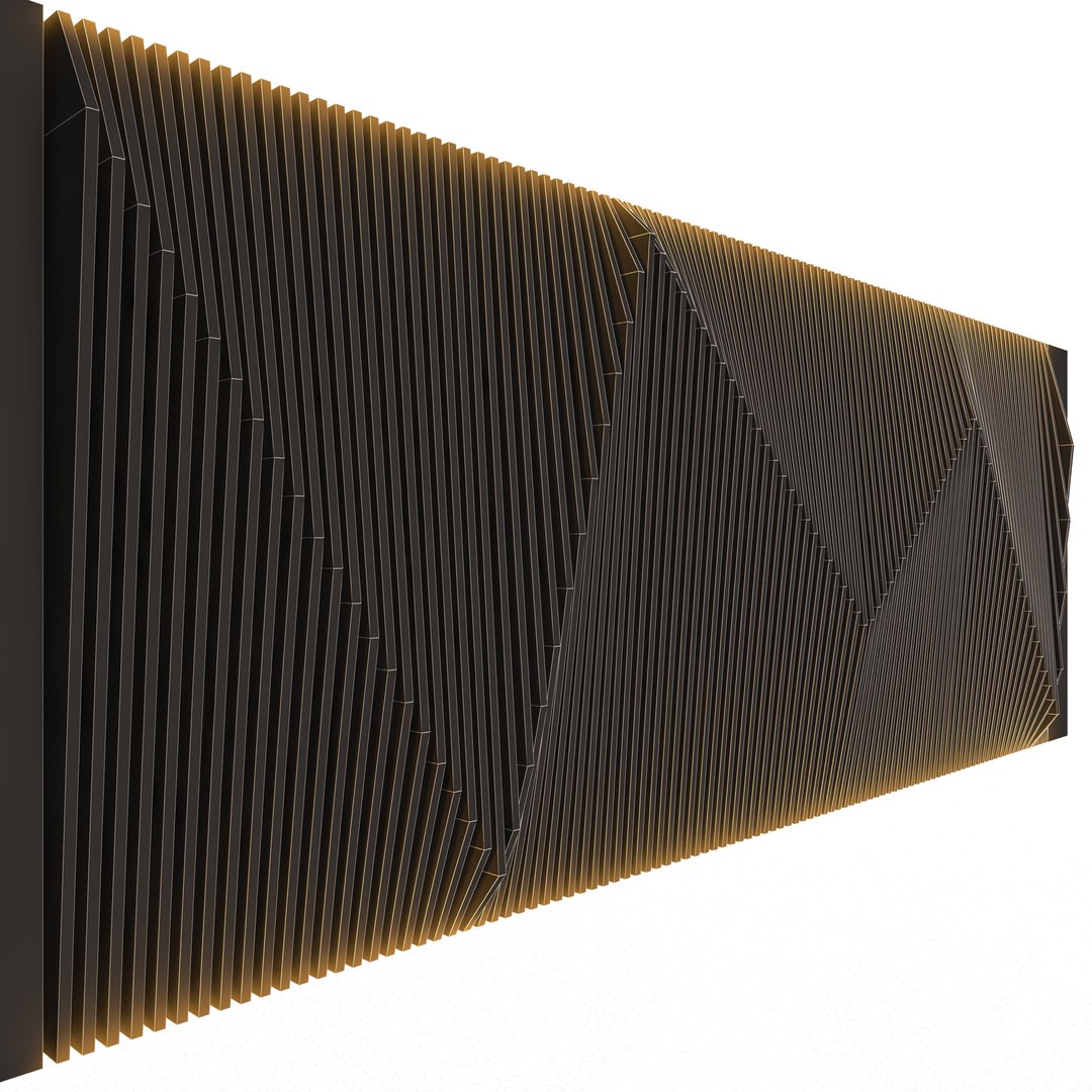 Parametric Decorative Wall 01 3D Model - TurboSquid 1914241