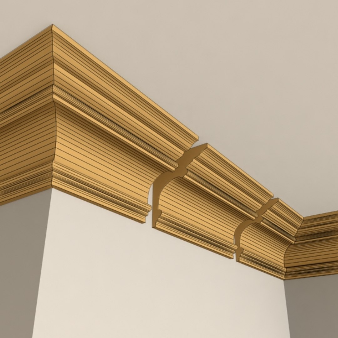 Interior Cornice Molding 3d Model