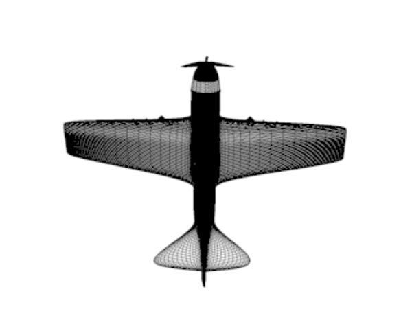 free ww2 fighter plane 3d model