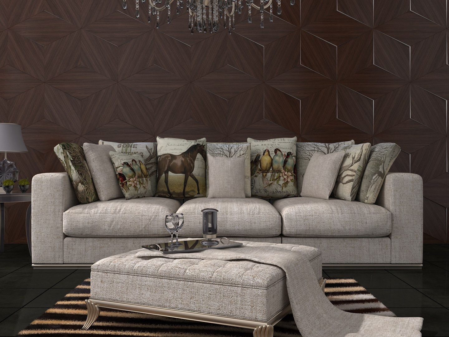 3d Model Interior Scene