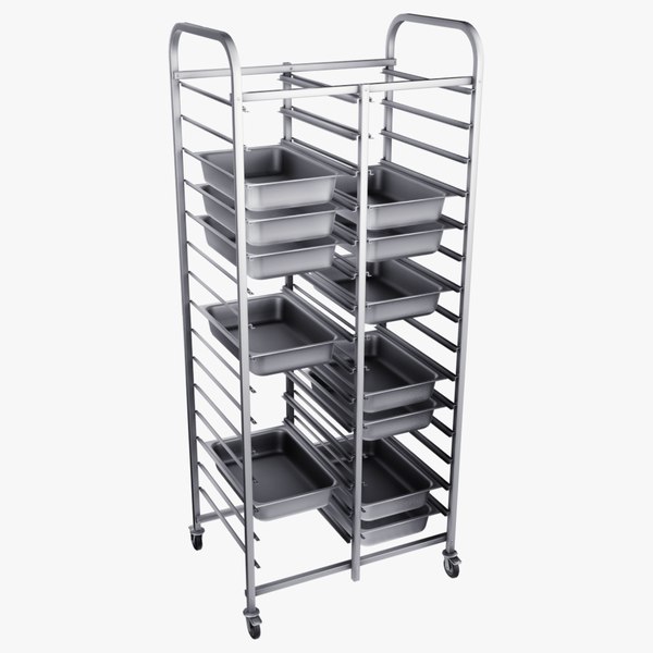 modelo 3d Rack de restaurante - TurboSquid 1506192
