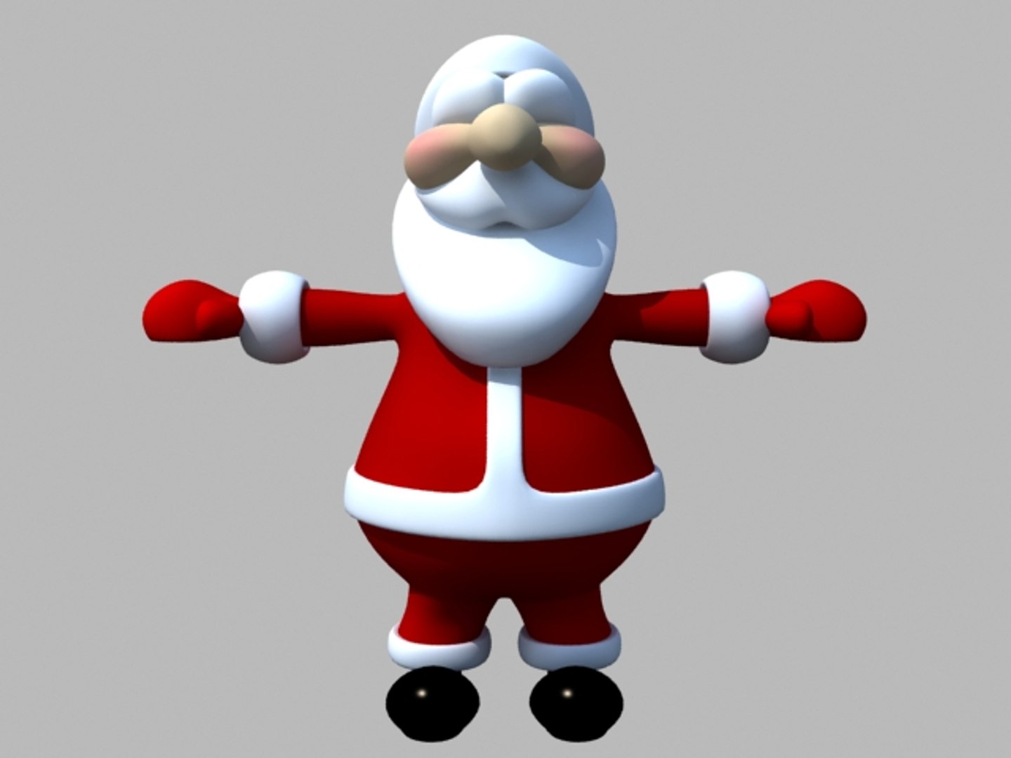 3d Santa Christmas