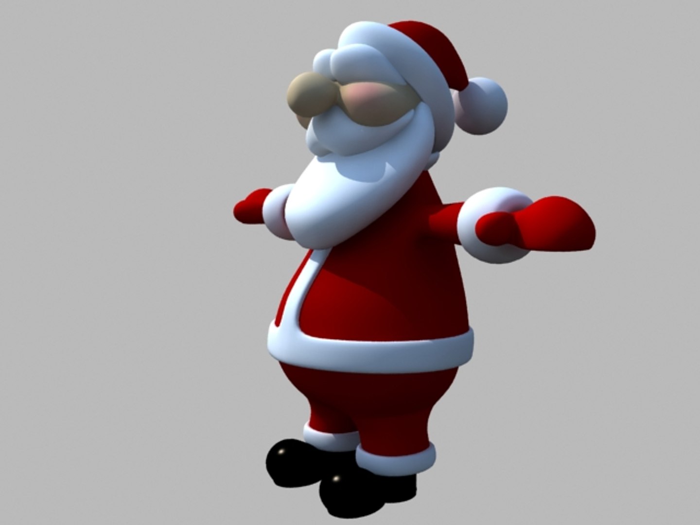 3d Santa Christmas