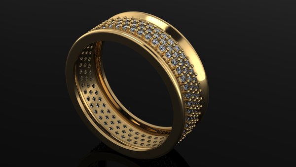 Wedding ring 3D model - TurboSquid 1705234