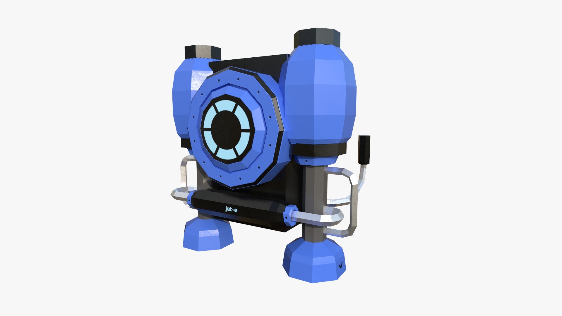 3D Jetpack Low Poly E03 - SciFi Character Design - TurboSquid 2255384