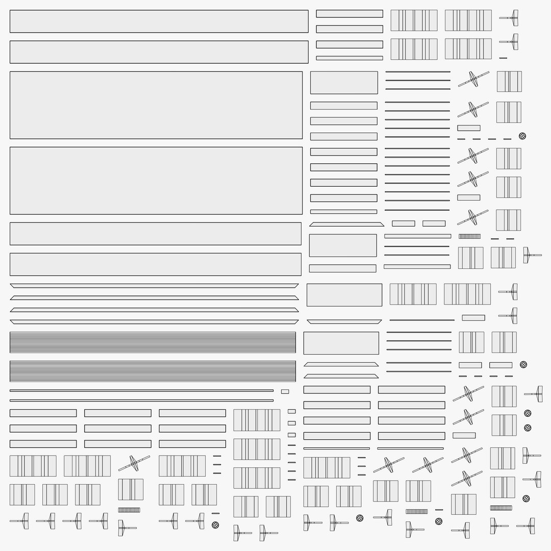 Rectangular Troffer Light Fixture 3D - TurboSquid 2183622