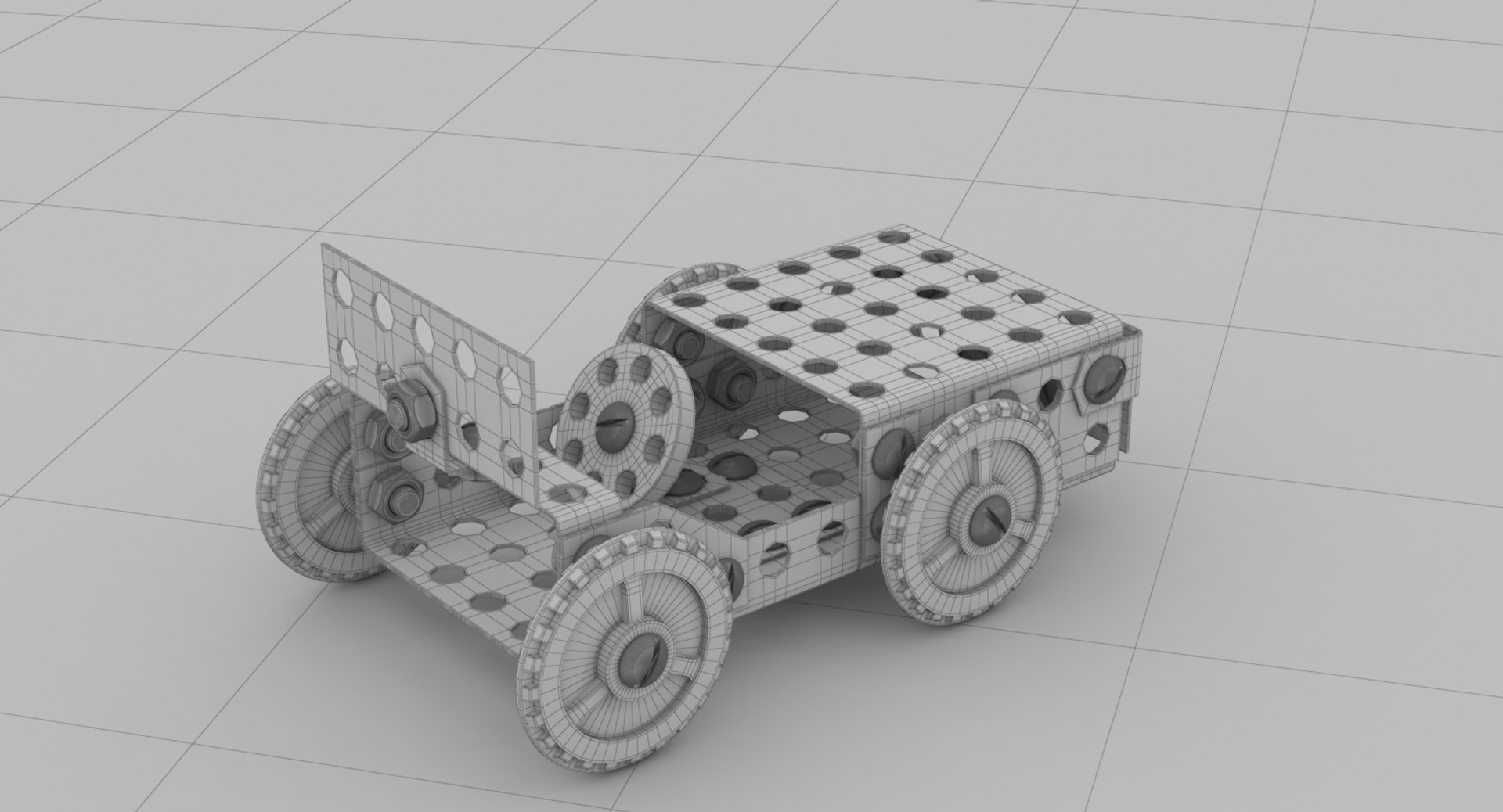 3D Car Constructor Metal Model - TurboSquid 1350106
