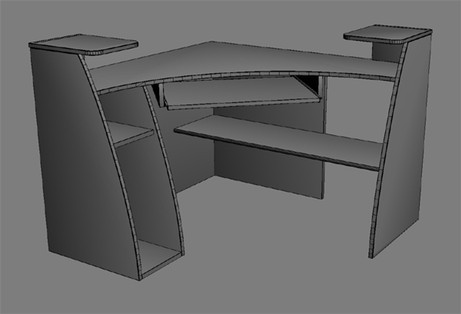 Pc Tables 3d Model