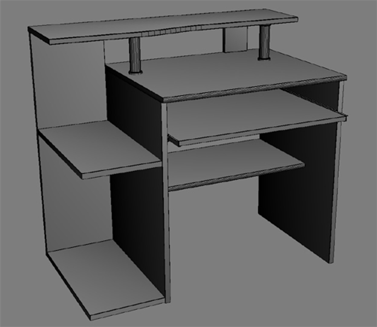 Pc Tables 3d Model