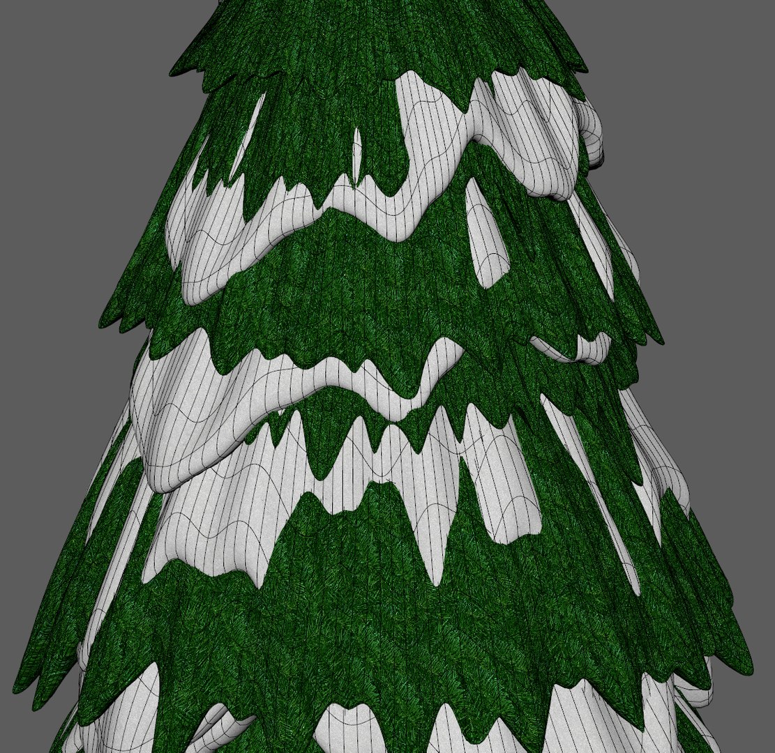 3D Tree Snow Christmas Model - TurboSquid 1253694