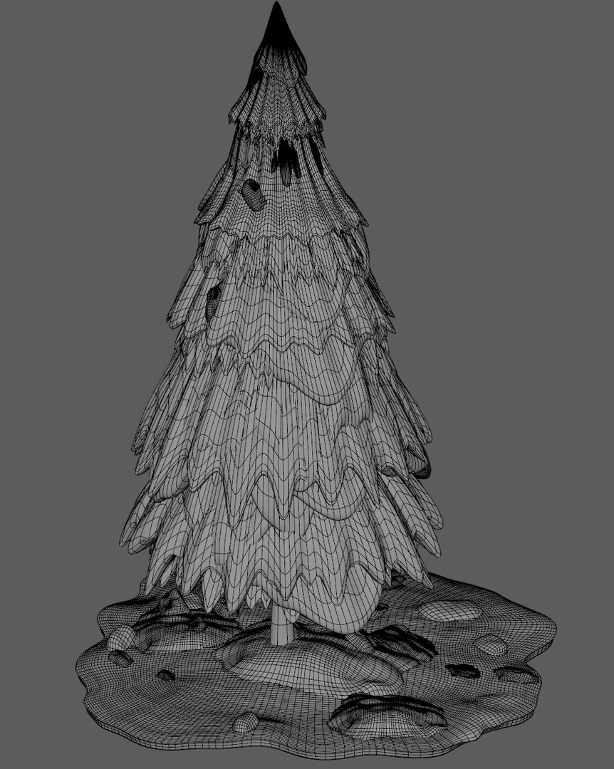 3D Tree Snow Christmas Model - TurboSquid 1253694