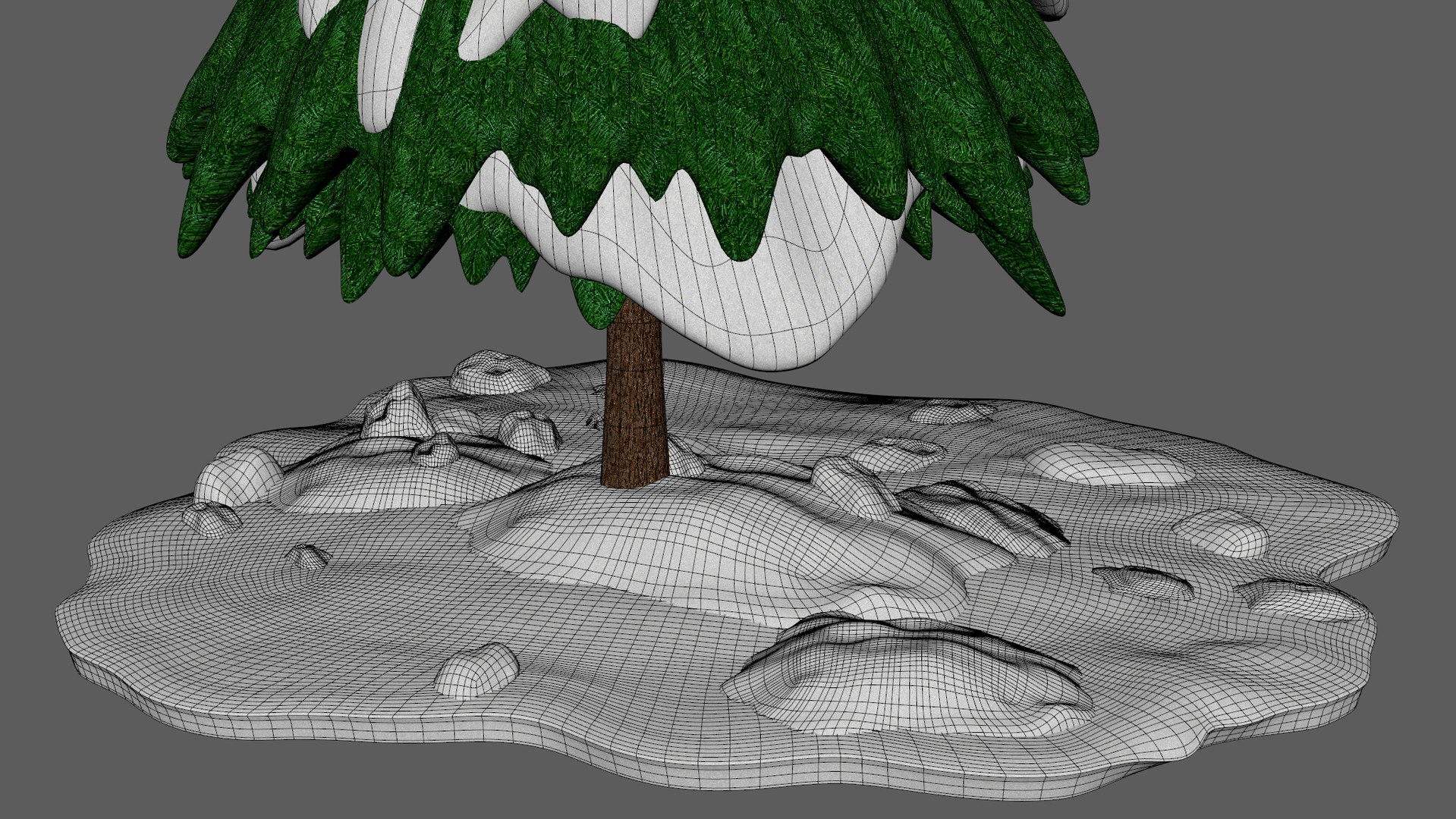 3D Tree Snow Christmas Model - TurboSquid 1253694