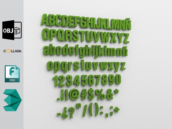 Roman Alphabet 3D Models for Download | TurboSquid
