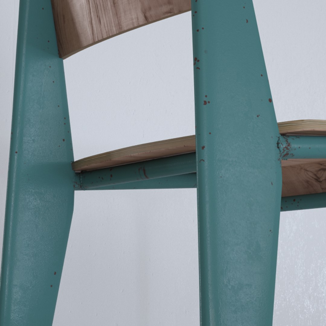 Chair Rust 3d Max