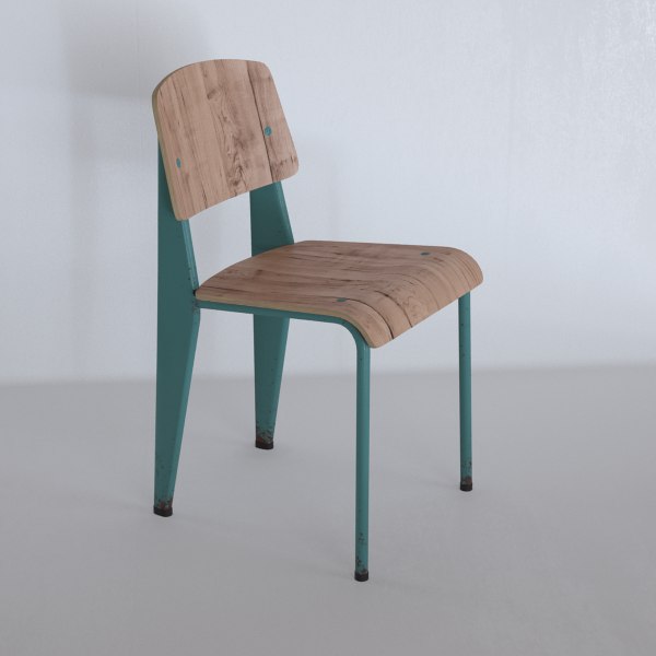 chair rust 3d max