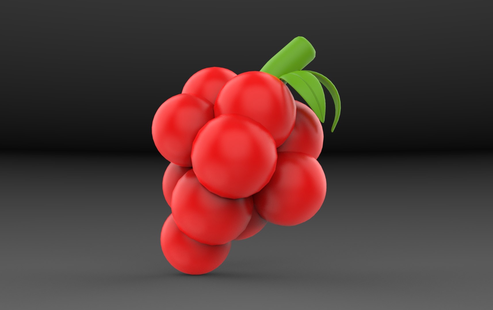 3D Grape Low-poly 3D Model - TurboSquid 2338770