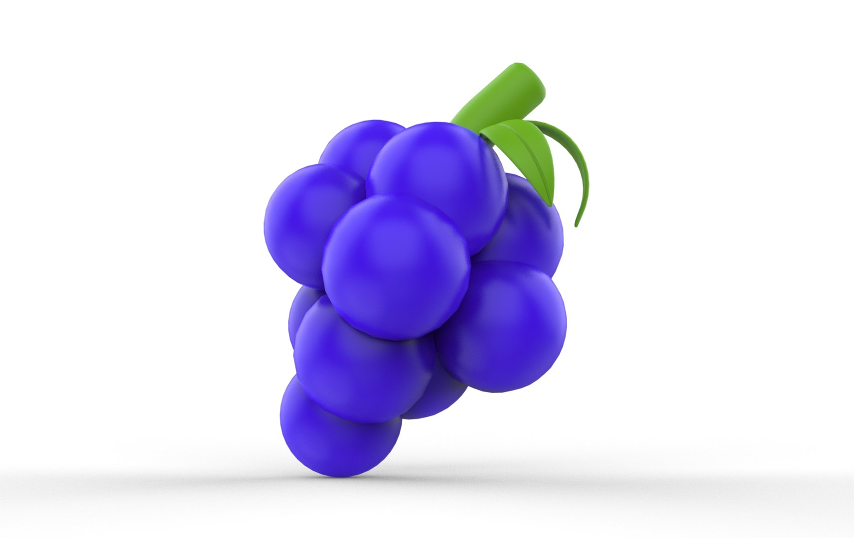 3D Grape Low-poly 3D Model - TurboSquid 2338770
