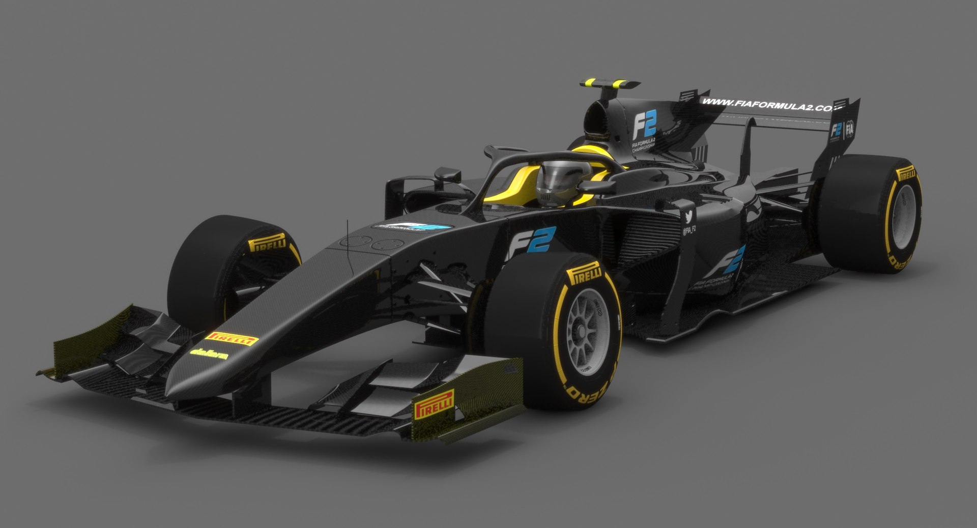 3D formula 2 generic car model - TurboSquid 1205976