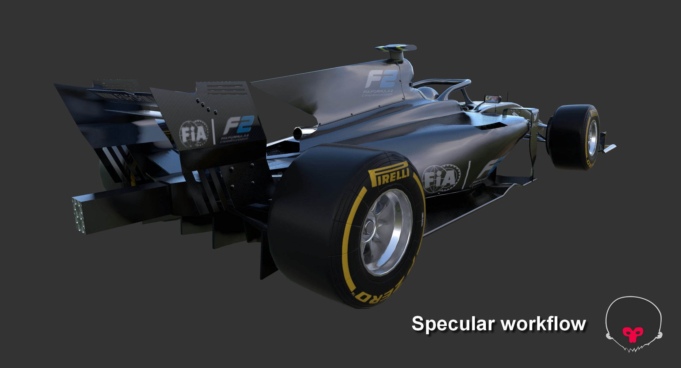 3D formula 2 generic car model - TurboSquid 1205976