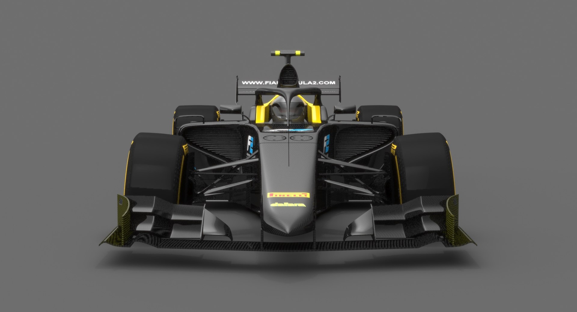 3D formula 2 generic car model - TurboSquid 1205976