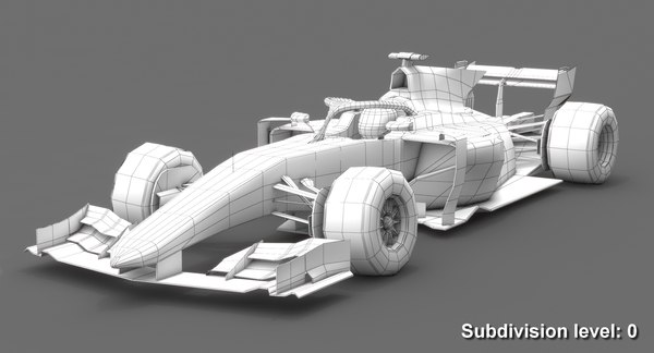 3D formula 2 generic car model - TurboSquid 1205976