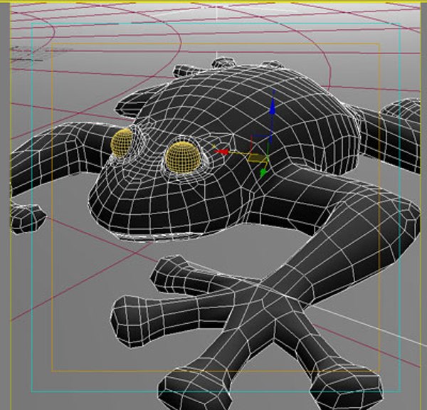 3d frog model