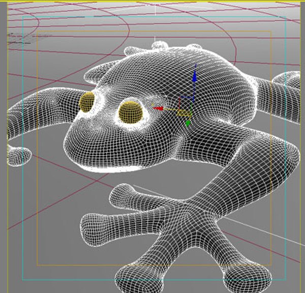 3d frog model