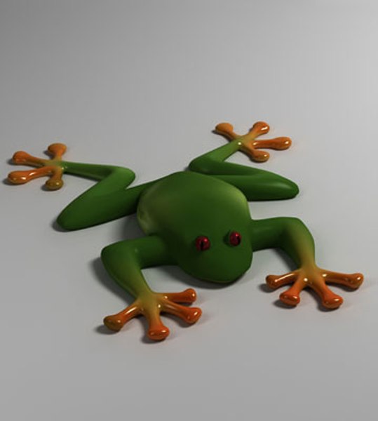 3d frog model