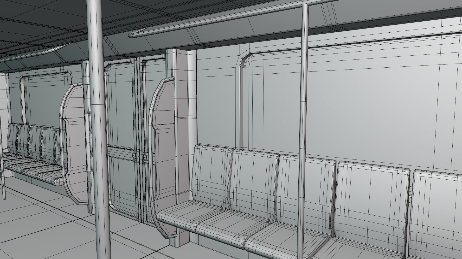 3D Metro Train Interior Concept Model - TurboSquid 2163310