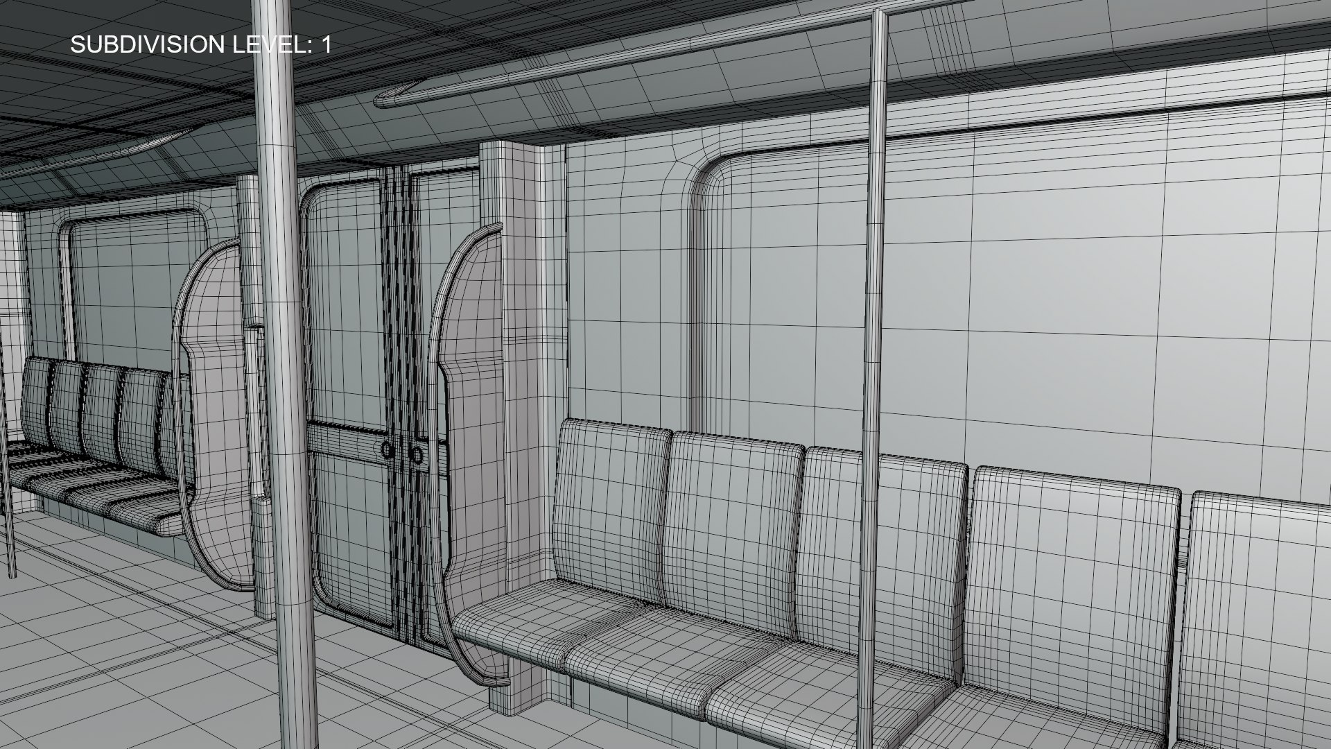 3D Metro Train Interior Concept Model - TurboSquid 2163310