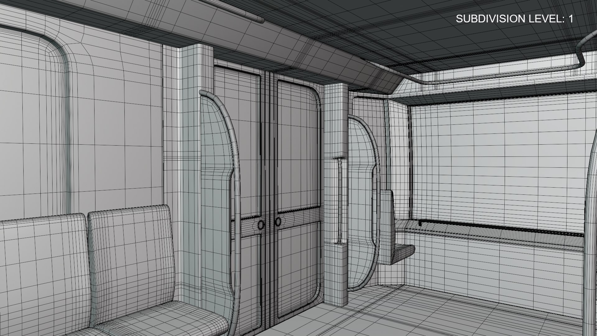 3D Metro Train Interior Concept Model - TurboSquid 2163310