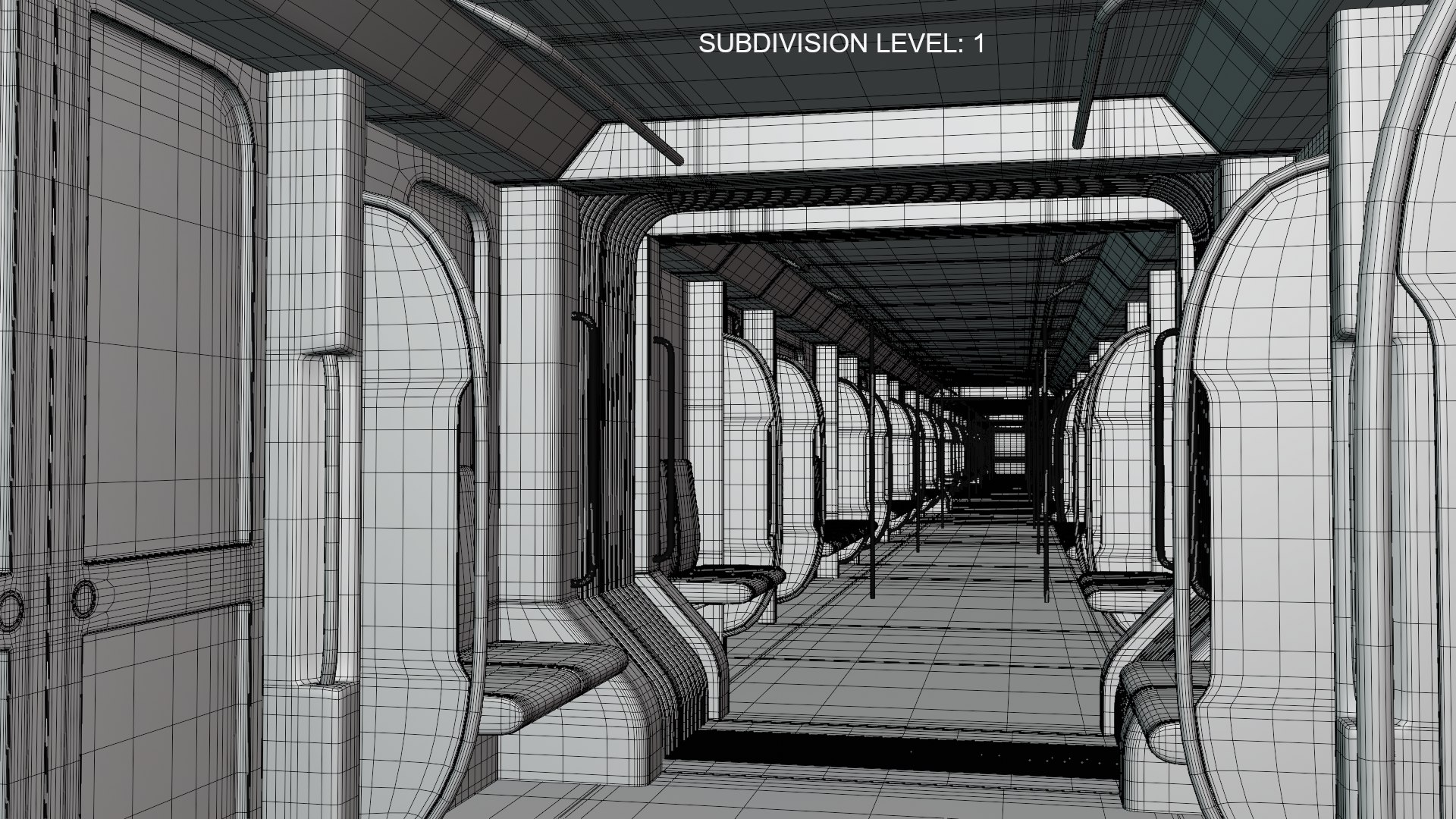 3D Metro Train Interior Concept Model - TurboSquid 2163310