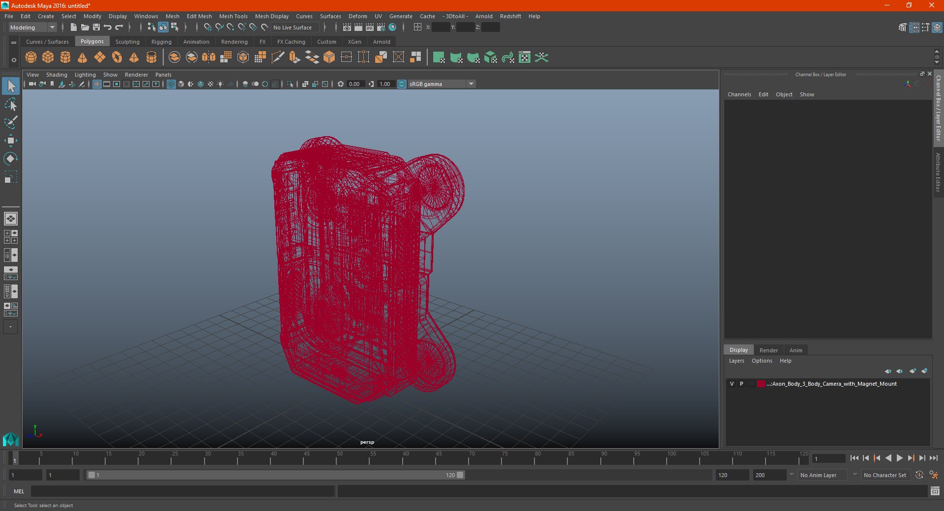 Axon Body 3 Body Camera with Magnet Mount 3D model - TurboSquid 1726449