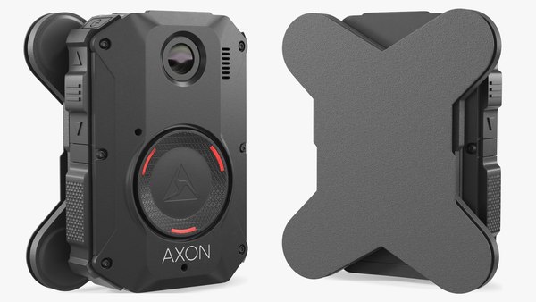 带磁铁支架的 Axon Body 3 机身相机3D模型 - TurboSquid 1726449