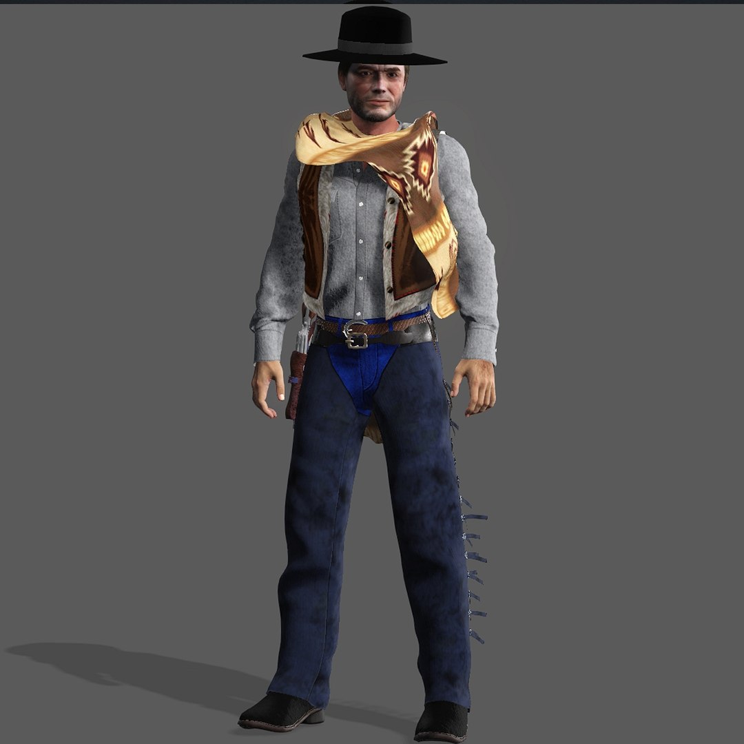 3D Model Cowboy - TurboSquid 1936257