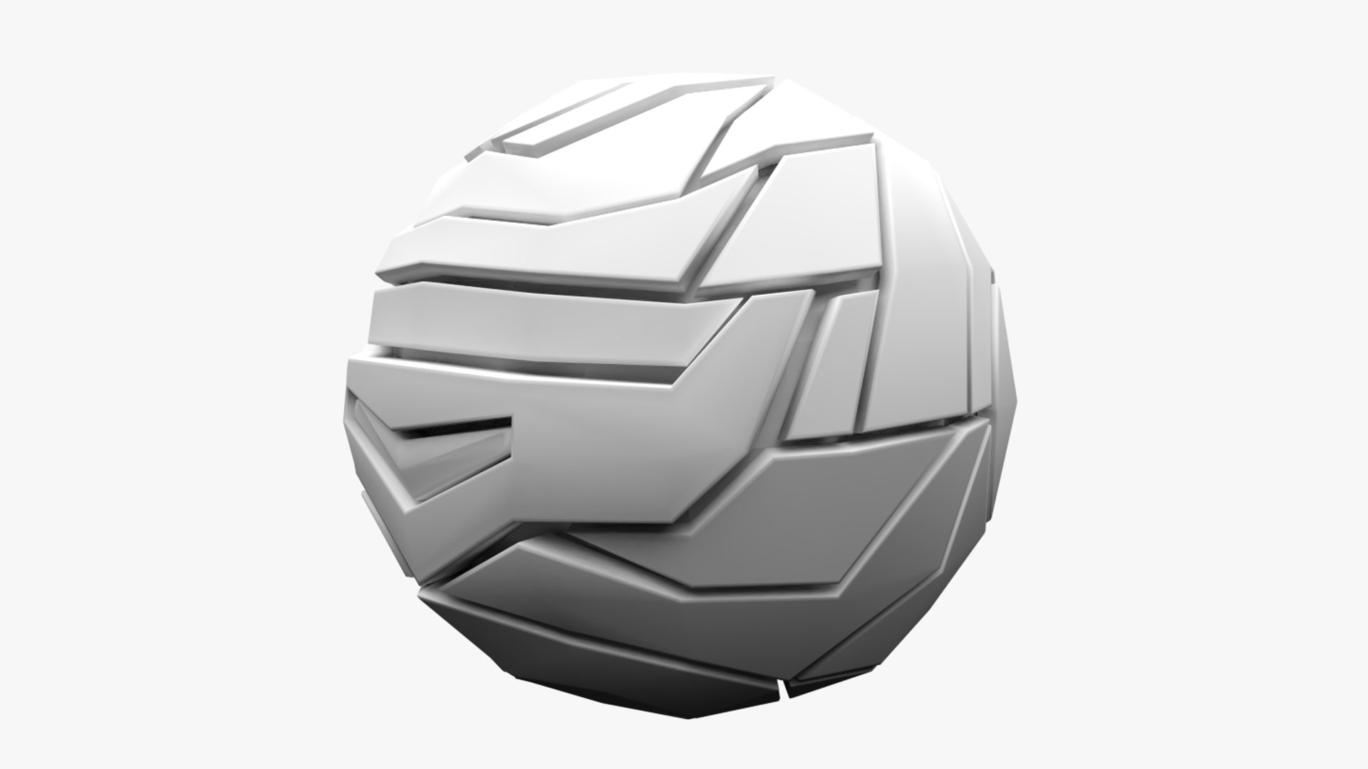 Techno Sphere 3D - TurboSquid 1404128