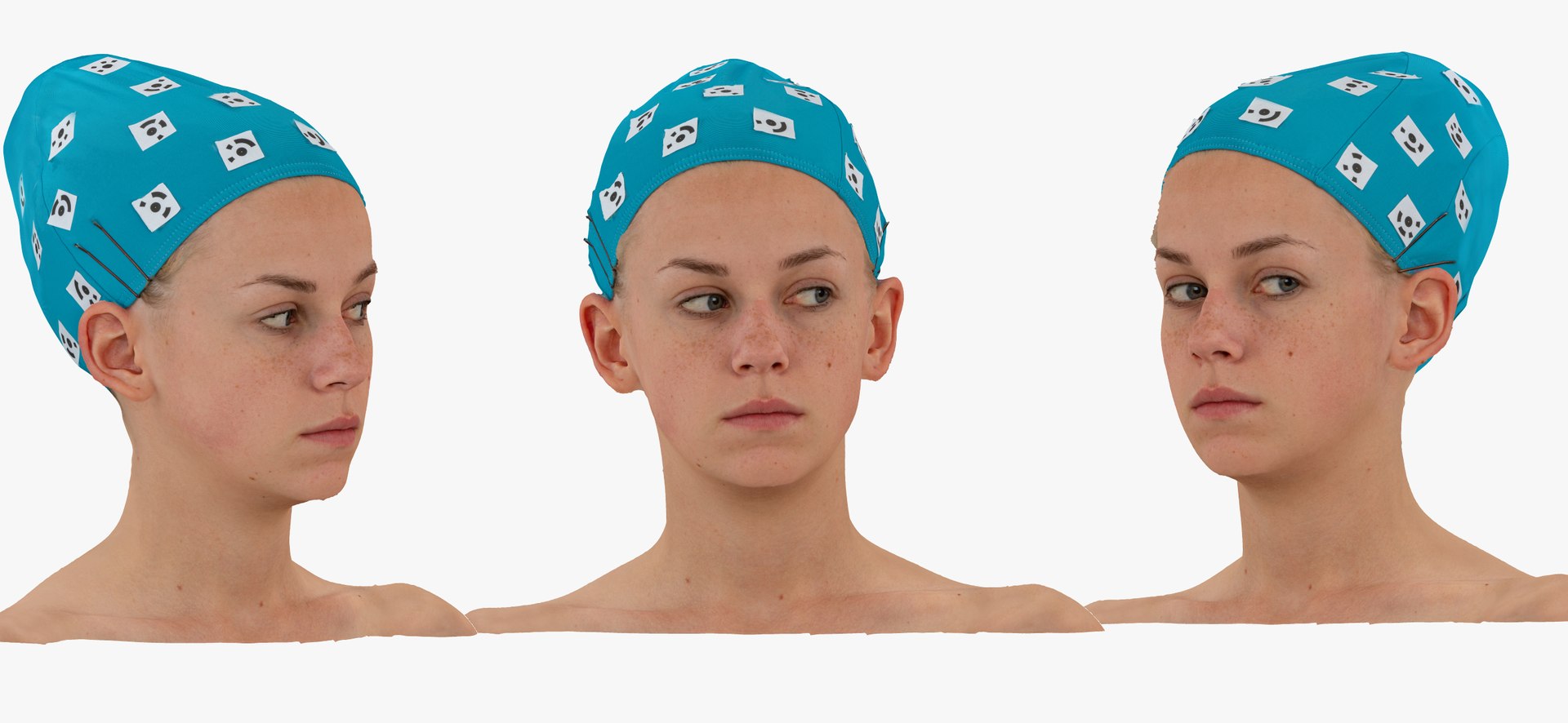 Rhea Human Head Eyes 3D Model - TurboSquid 1645227